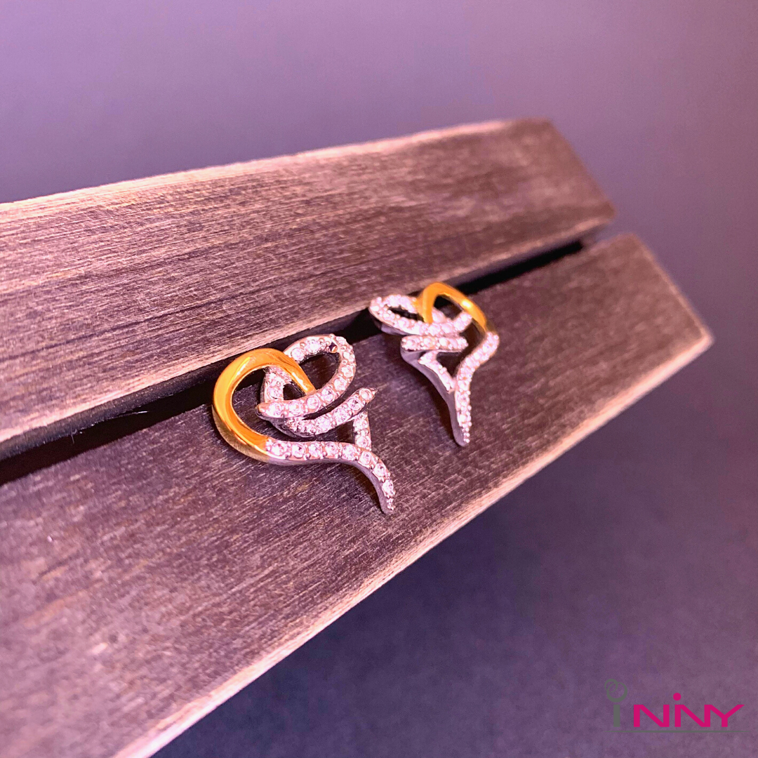 Engaged Heart earrings – ininygem
